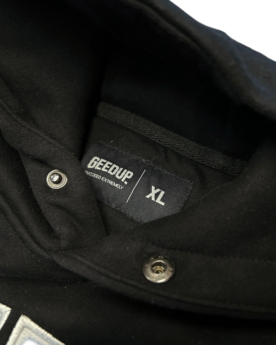 Buy the Geedup Team Logo x Blue Boy Forever Grateful Hoodie in Black ...