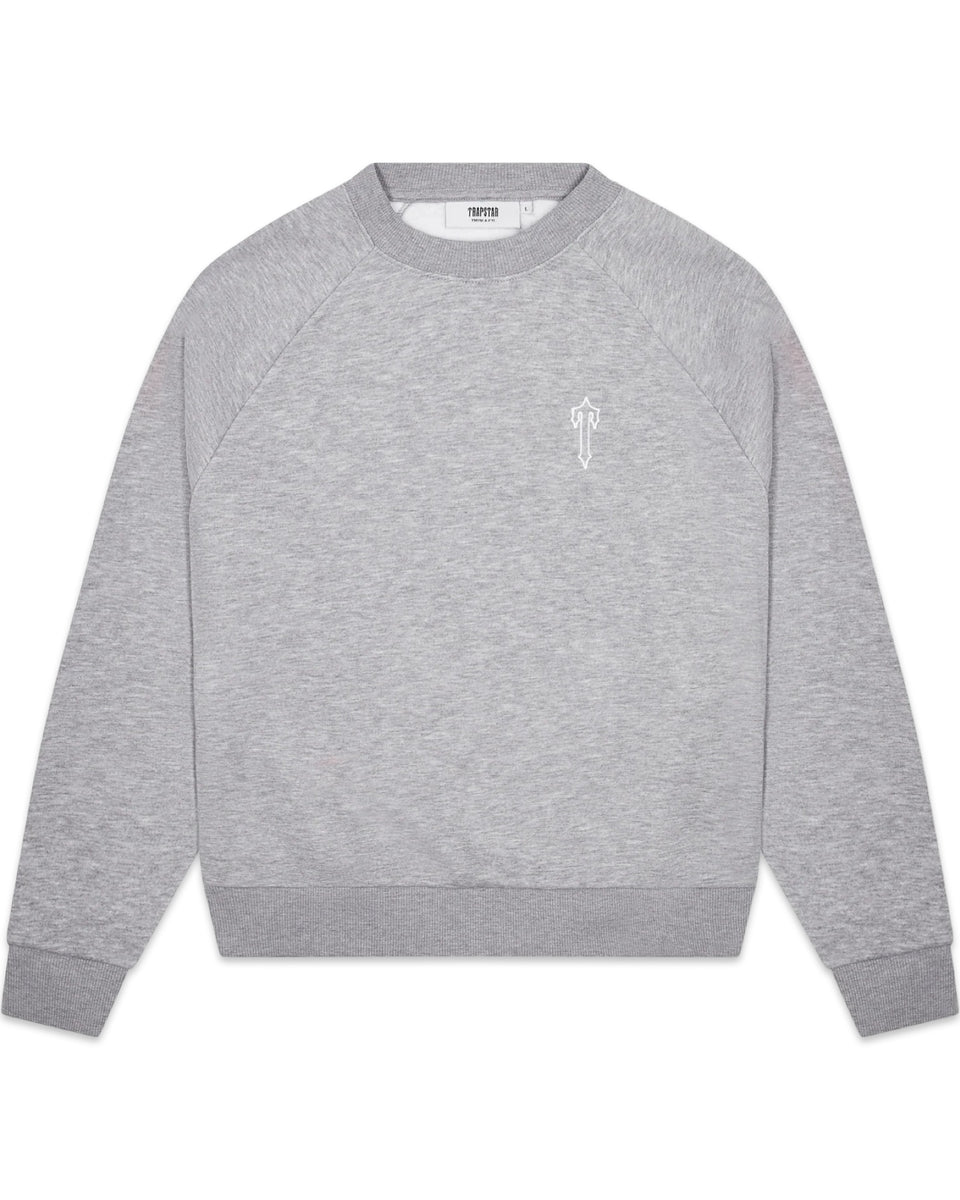 Trapstar Foundation Crewneck Jumper in Grey | 100% Authentic – Bisy ...