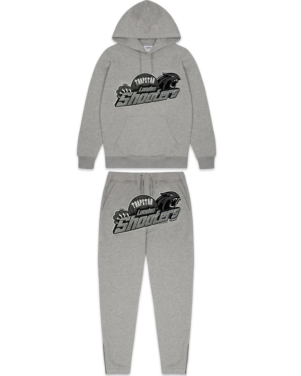 Trapstar Shooters Tracksuit in Grey Monochrome (2025) | 100% Authentic ...