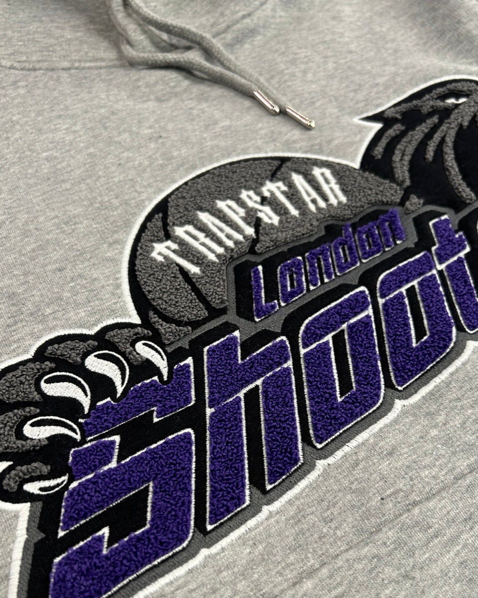 Buy the Trapstar Shooters Tracksuit in Grey and Purple (2025) at Bisy ...