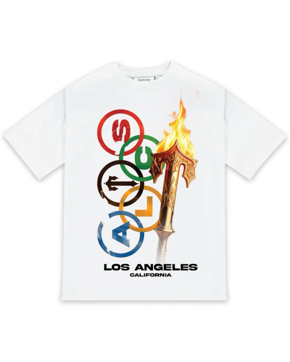 Buy the Trapstar x Cough Syrup Opening Ceremony T-Shirt in White at ...