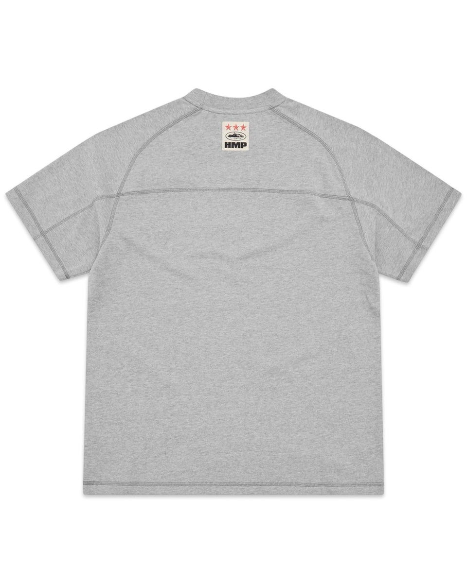 Corteiz HMP Panel Tee in Grey (2024) – Bisy Clothing