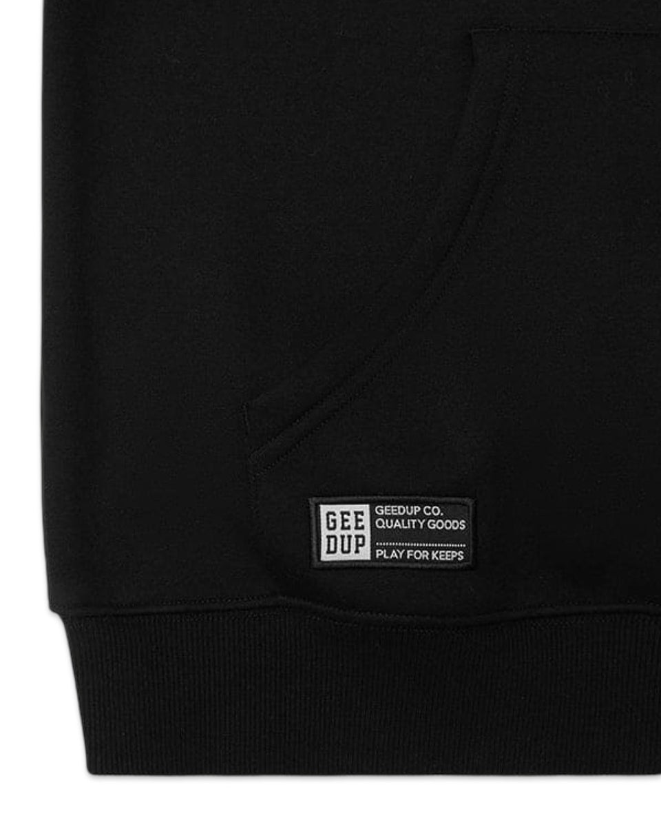 Buy the Geedup Team Logo Hoodie in Black White and Red (2025) at Bisy ...