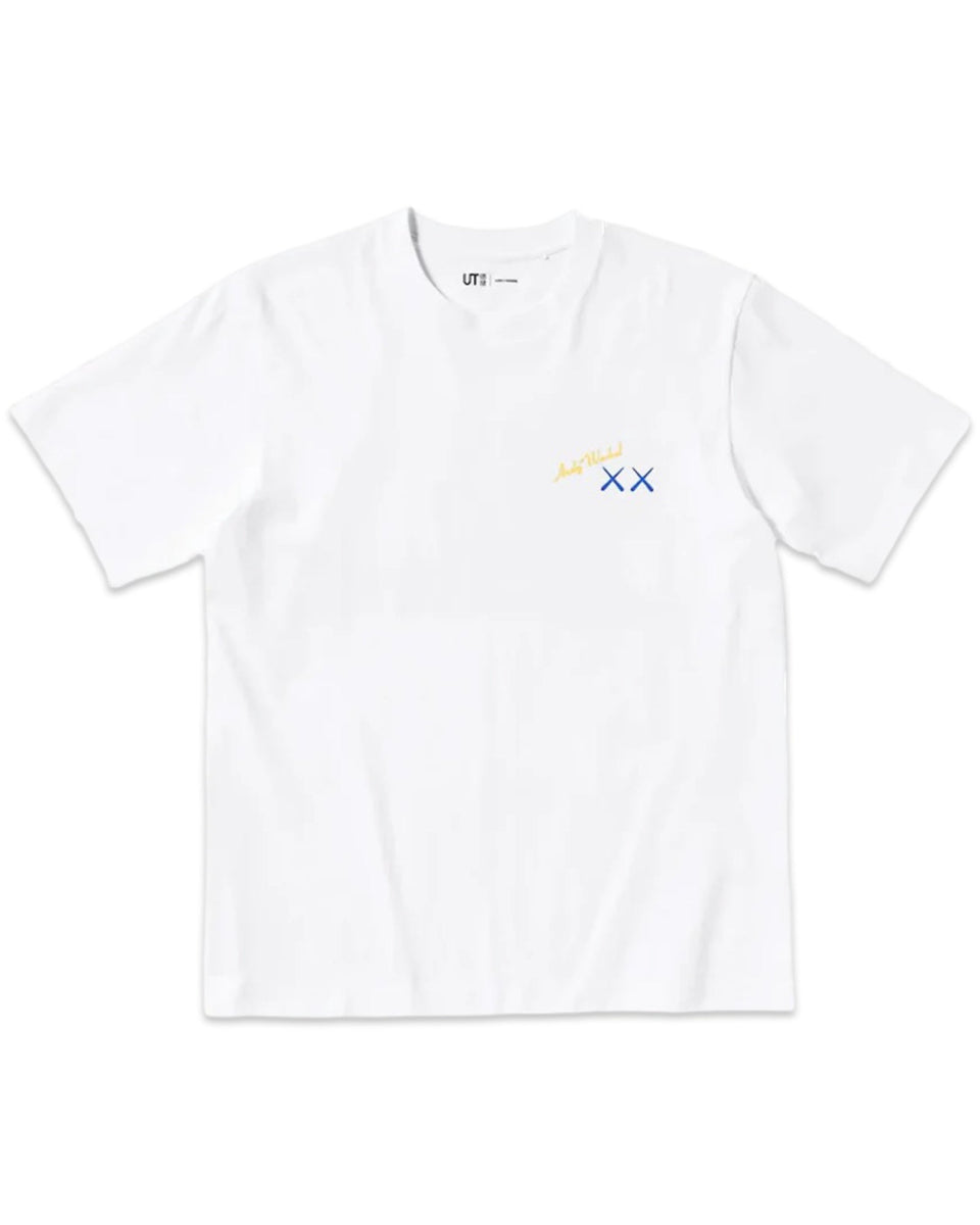Buy the Uniqlo x KAWS x Andy Warhol Banana SS Tee in White (2024) at ...